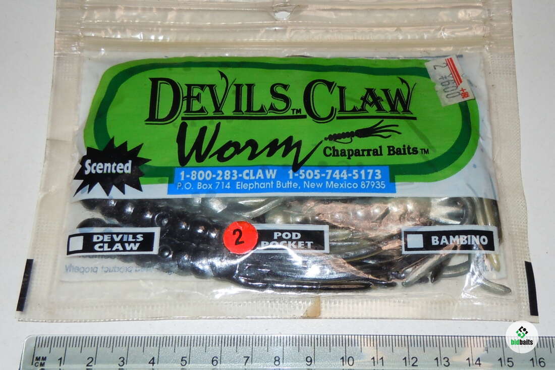 Аукцион Силикон Chaparral Baits Devils Claw Worm 4" (10шт в пачке ...