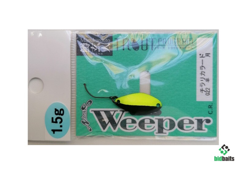 Купить блесна NORIES Masukurouto Weeper 1.5g #022 Half Moon по цене 420 ...