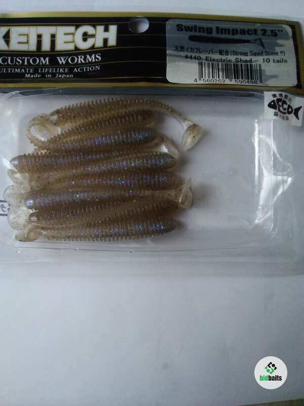 Купить Силиконовые приманки KEITECH CUSTOM WORMS SWING Impact 2.5 ...