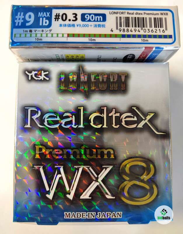 Купить YGK LONFORT REAL DTEX PREMIUM WX8 90m - #0.3 по цене 4300 руб.