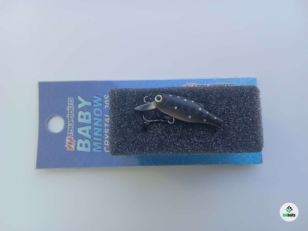Купить TSURIBITO BABY MINNOW CRYSTAL 30S (1,3g)# 543 PEARL IWANA по ...