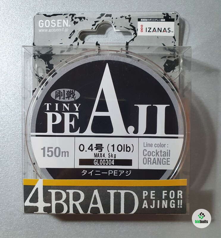 Купить Gosen Tiny PE AJI #0.4 150m по цене 1800 руб.