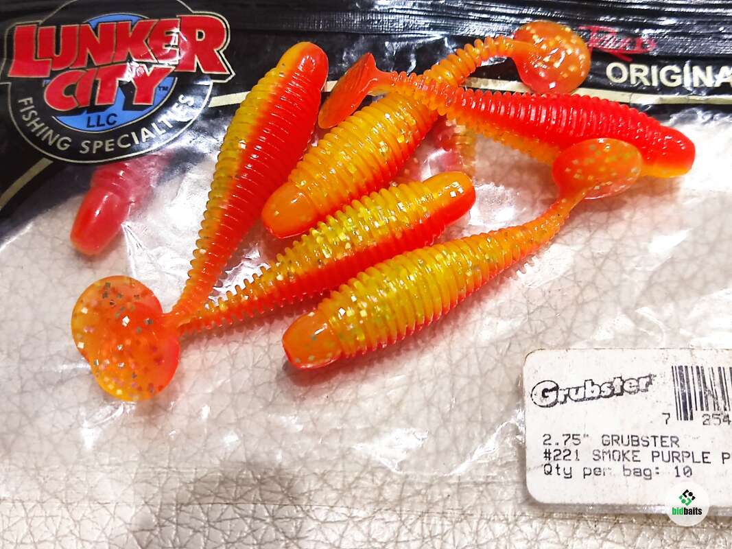 Купить Lunker City Grubster 2.75" (7шт) по цене 119 руб.