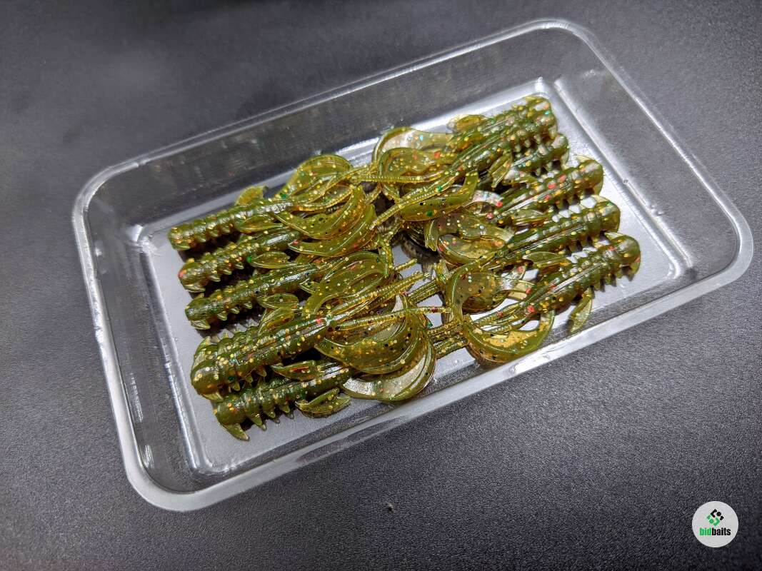 Купить реплика Crazy Fish Nimble 1.6" 12шт пачка цвет масло коричневое ...