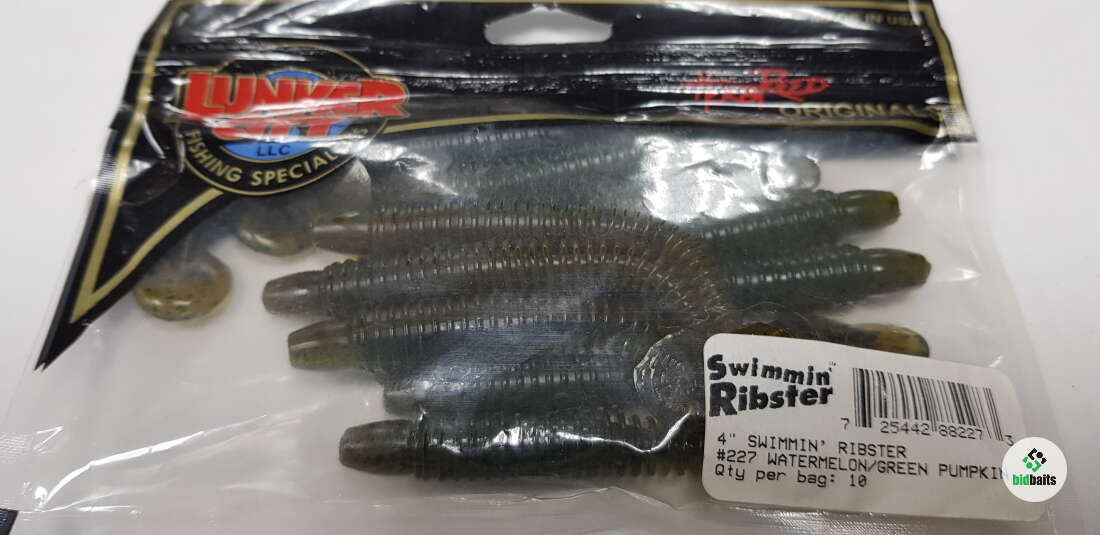 Купить Силиконовые приманки Lunker City Swimmin Ribster 4 цвет 227 ...