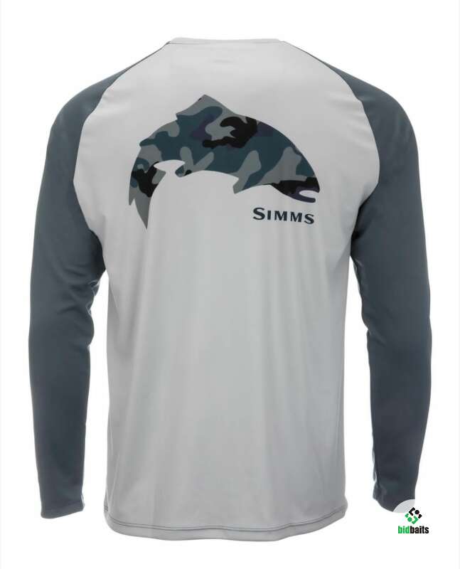 Купить Джерси Simms Tech Tee Artist Series Trout Sterling Storm XL по цене 6550 руб.