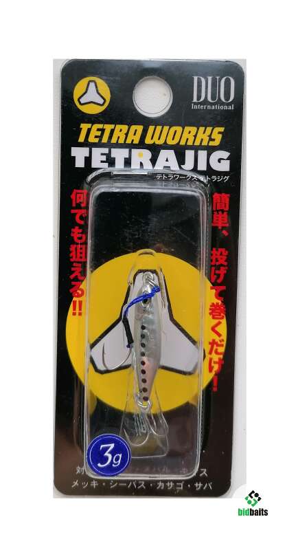 Купить пилькер DUO Tetra Works TetraJig 3.0g Shirasu по цене 430 руб.