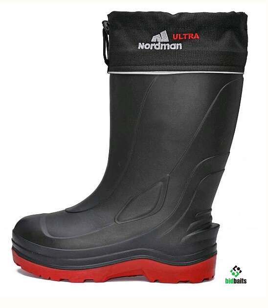 Купить Сапоги Nordman Ultra вкладыш флис р-р 42 Чёрный/красный -70 по цене 4400 руб.