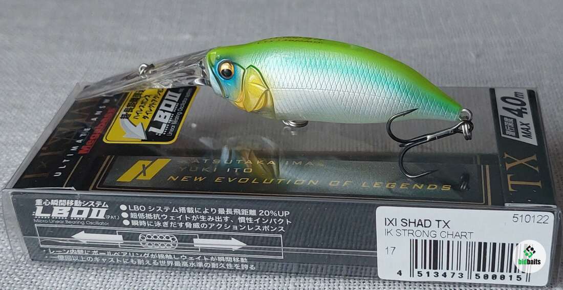 Купить Megabass IXI SHAD TX цвет IK STRONG CHART по цене 1690 руб.