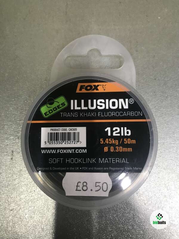 Купить Поводковый материал Fox Illusion Trans Knaki 12lb (0.30mm) по ...