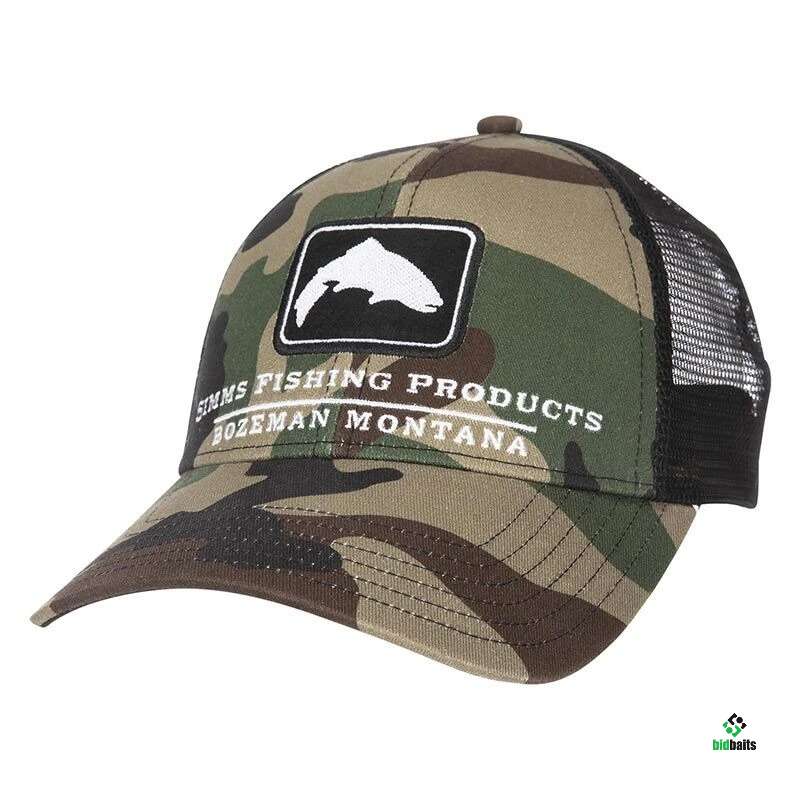 Купить Кепка Simms Trout Icon Trucker (CX Woodland Camo) по цене 2800 руб.