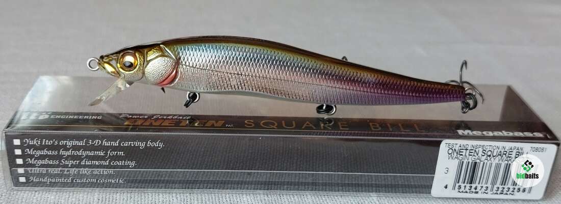 Купить Megabass Vision OneTen Square Bill цвет WAGIN GALAXY WAKASAGI ...
