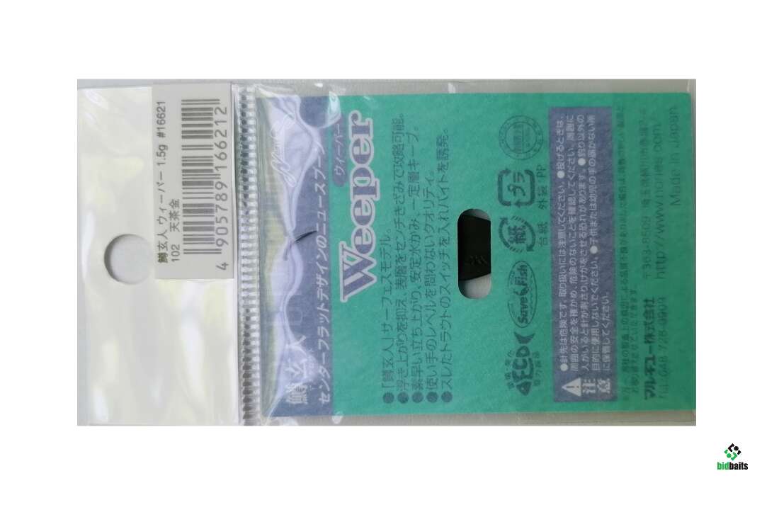 Купить блесна NORIES Masukurouto Weeper 1.5g #102 Amacha-kin по цене ...