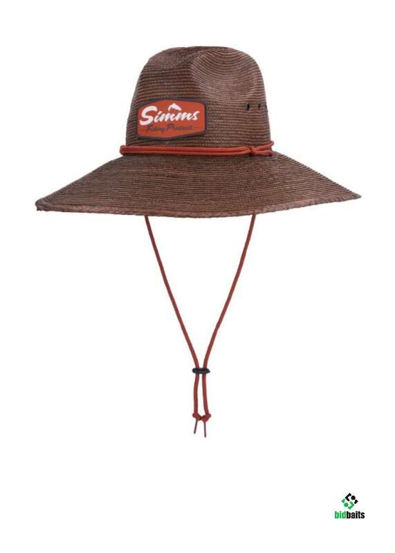 Купить Соломенная шляпа Simms Cutbank Sun Hat Chestnut по цене 8200 руб.
