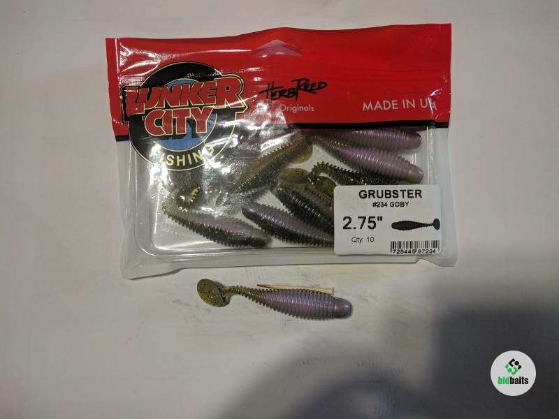 Купить Lunker City, виброхвост Grubster 2.75", цвет 234, 1/10 по цене 420 руб.