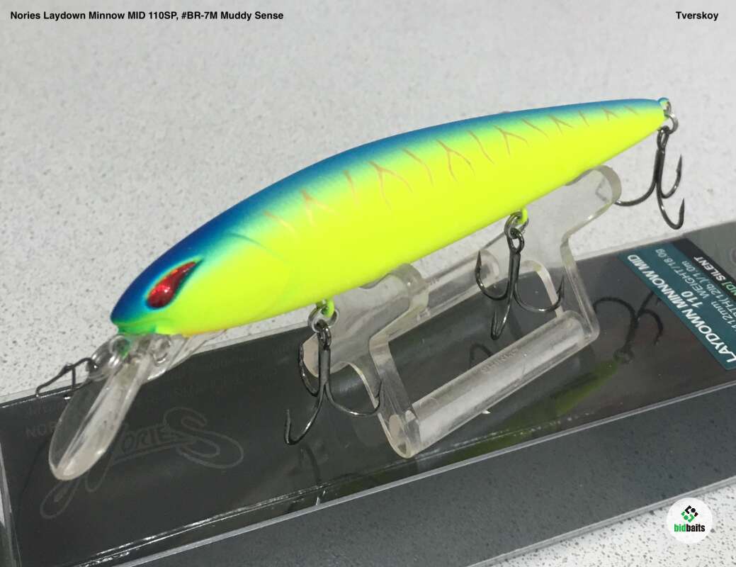 Купить Nories Laydown Minnow MID 110SP, #BR-7M Muddy Sense по цене 1299 ...