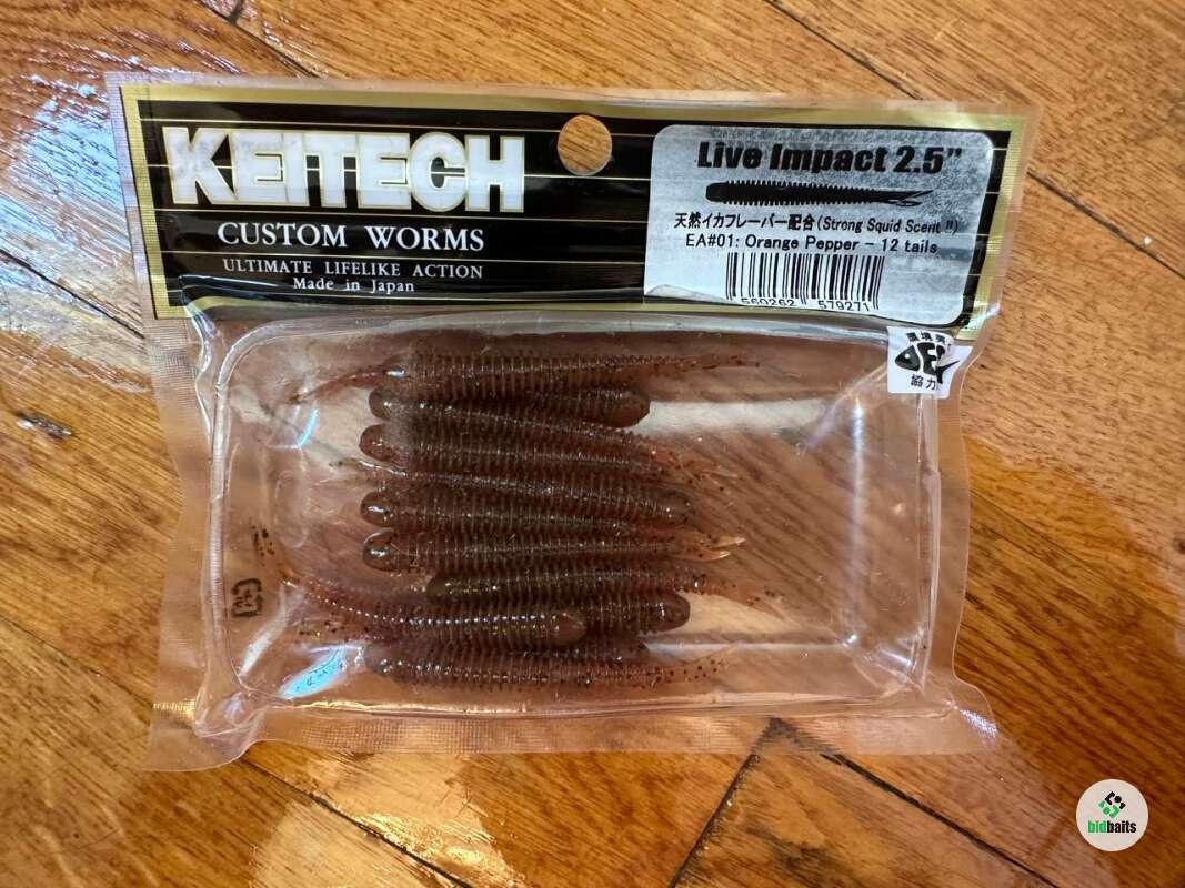 Купить Keitech Live Impact 2.5 EA01 Orange Pepper по цене 500 руб.