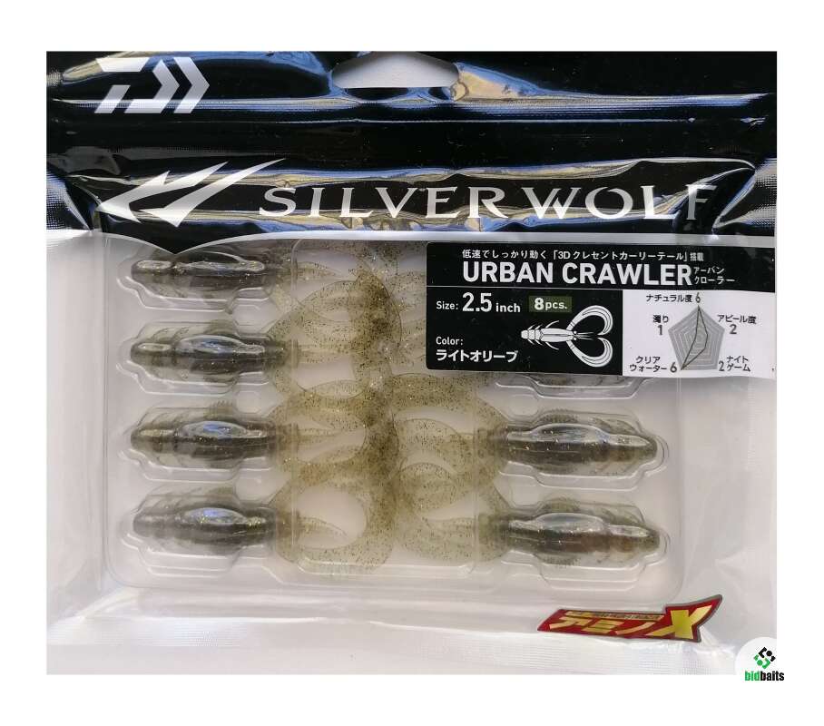 Купить приманка DAIWA Silver Wolf Urban Crawler 2.5" Light Olive по ...