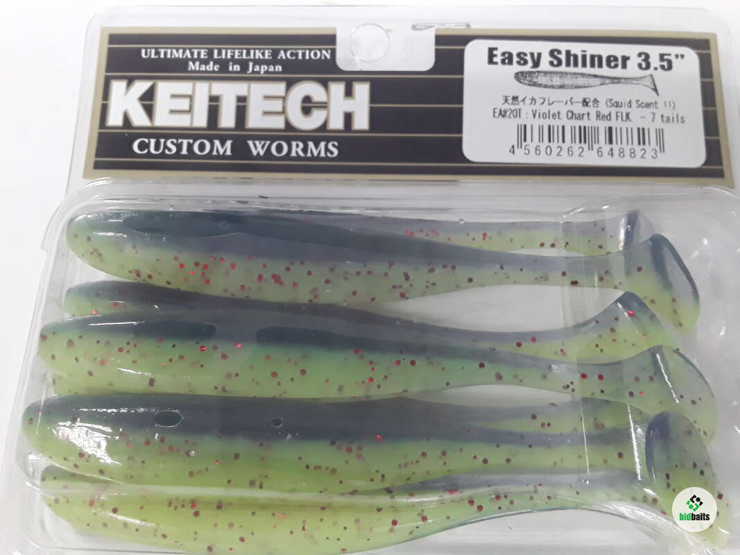 Купить Силикон Keitech Easy Shiner 3.5"(8.75cm) 7шт EA #20 по цене 640 руб.