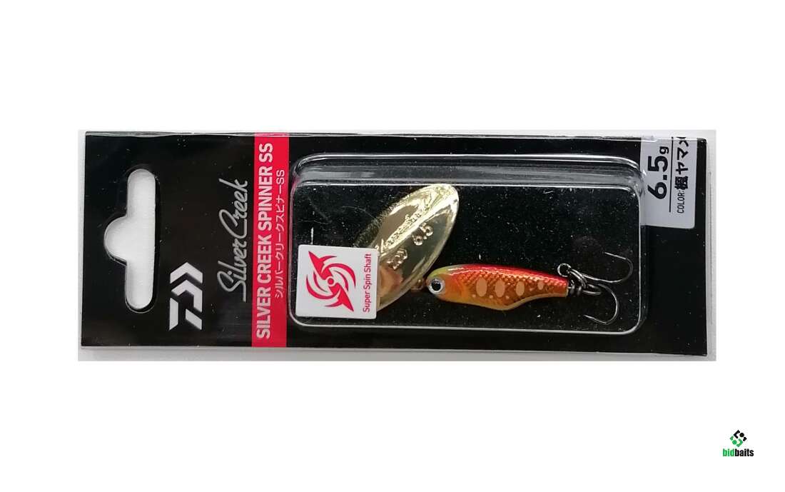 Купить Блесна вращающаяся DAIWA Silver Creek Spinner SS 6.5g #Kaede Yamame по цене 600 руб.